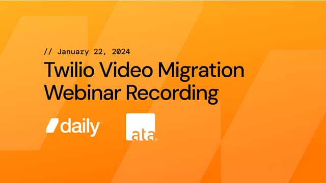 WebRTC Video & Audio APIs for Every Developer - Daily