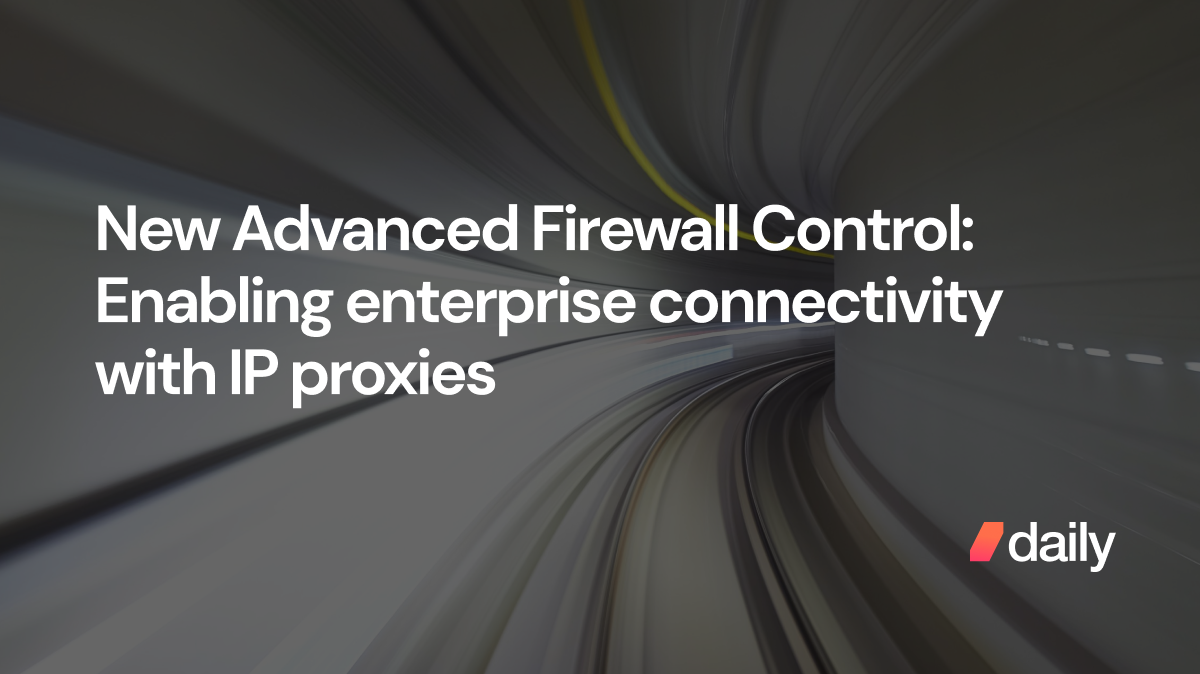 New Advanced Firewall Control: Enabling enterprise connectivity with IP ...