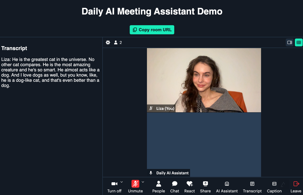 Build a real-time AI video meeting assistant with Daily and OpenAI
