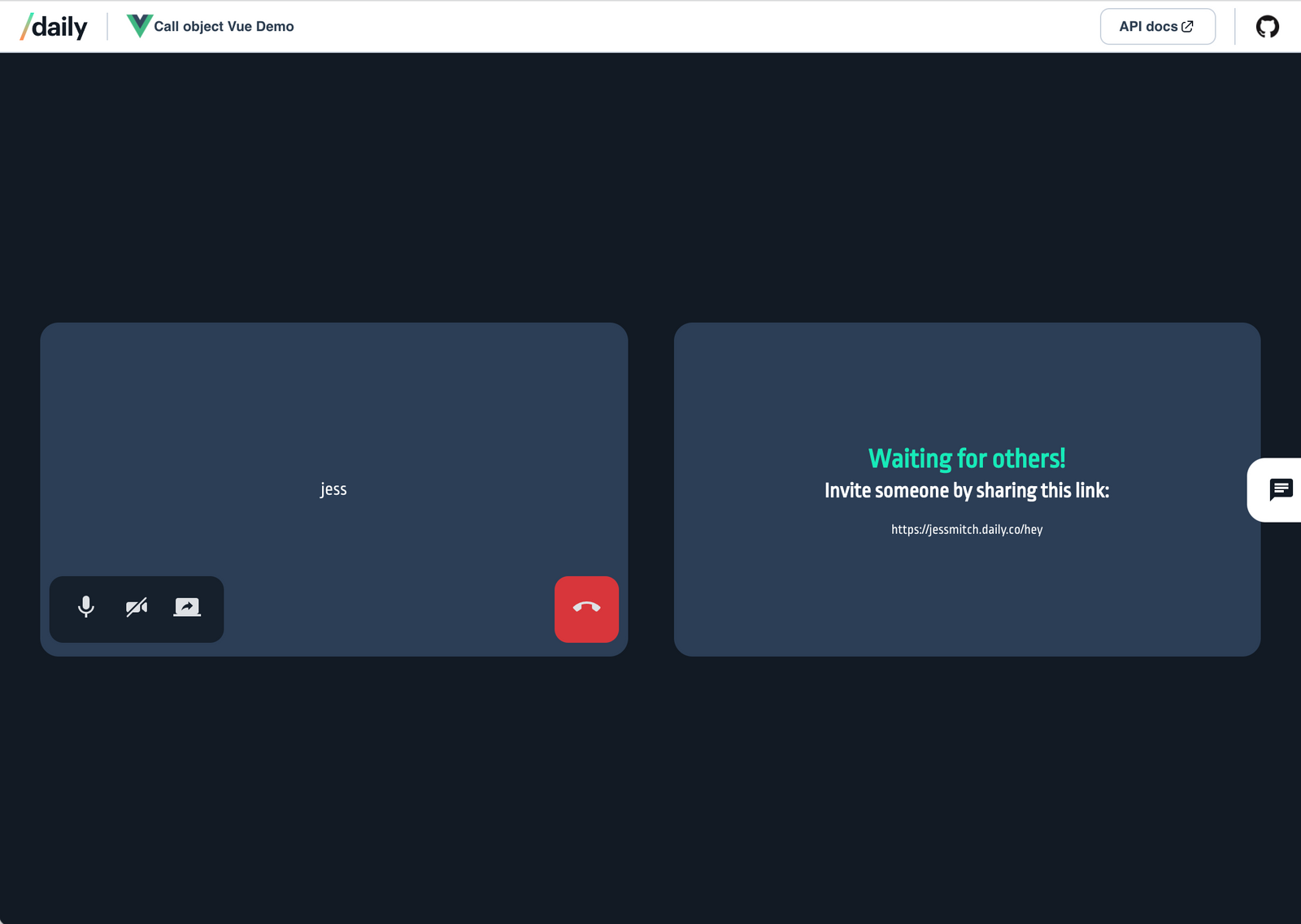 Build a custom video chat app with Daily and Vue.js