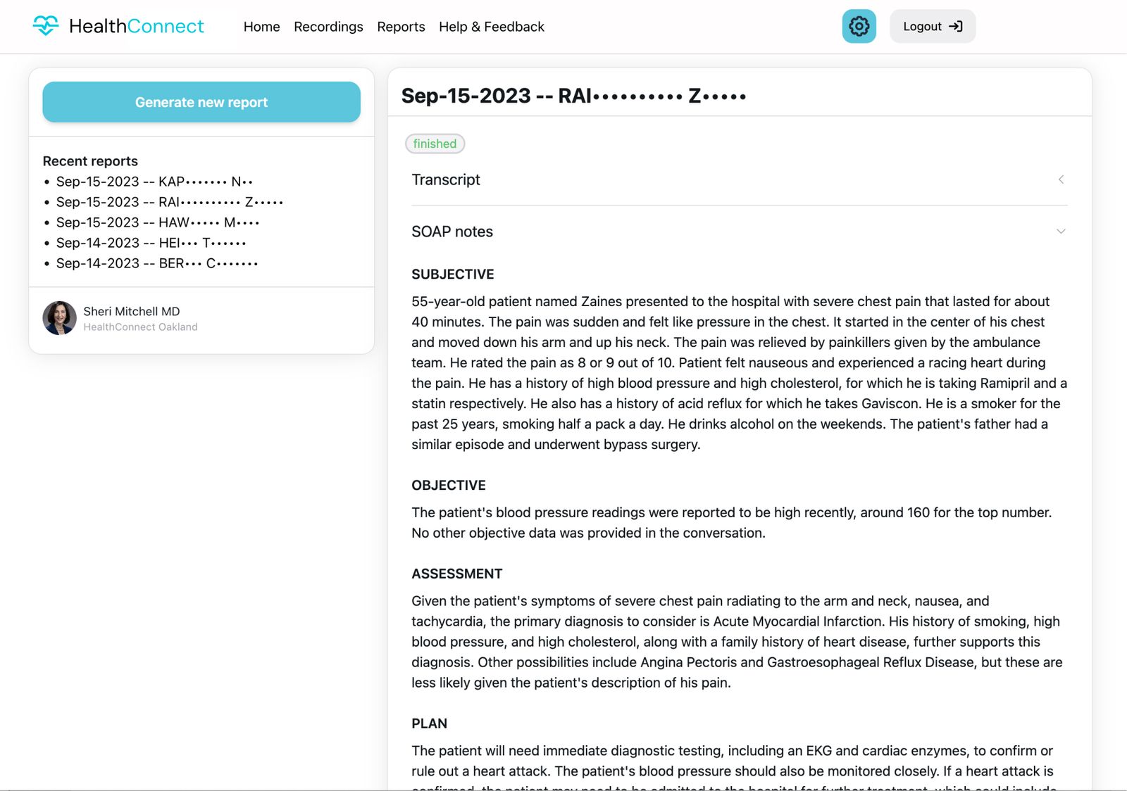 Introducing AI-powered Clinical Notes API for Telehealth