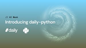 Introducing daily-python: An SDK for AI-powered interactive video and audio