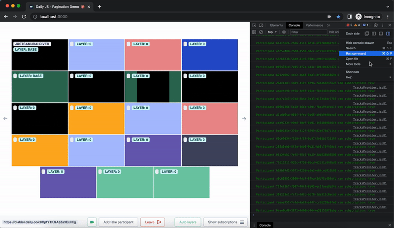 Measuring performance impact of pagination in video apps